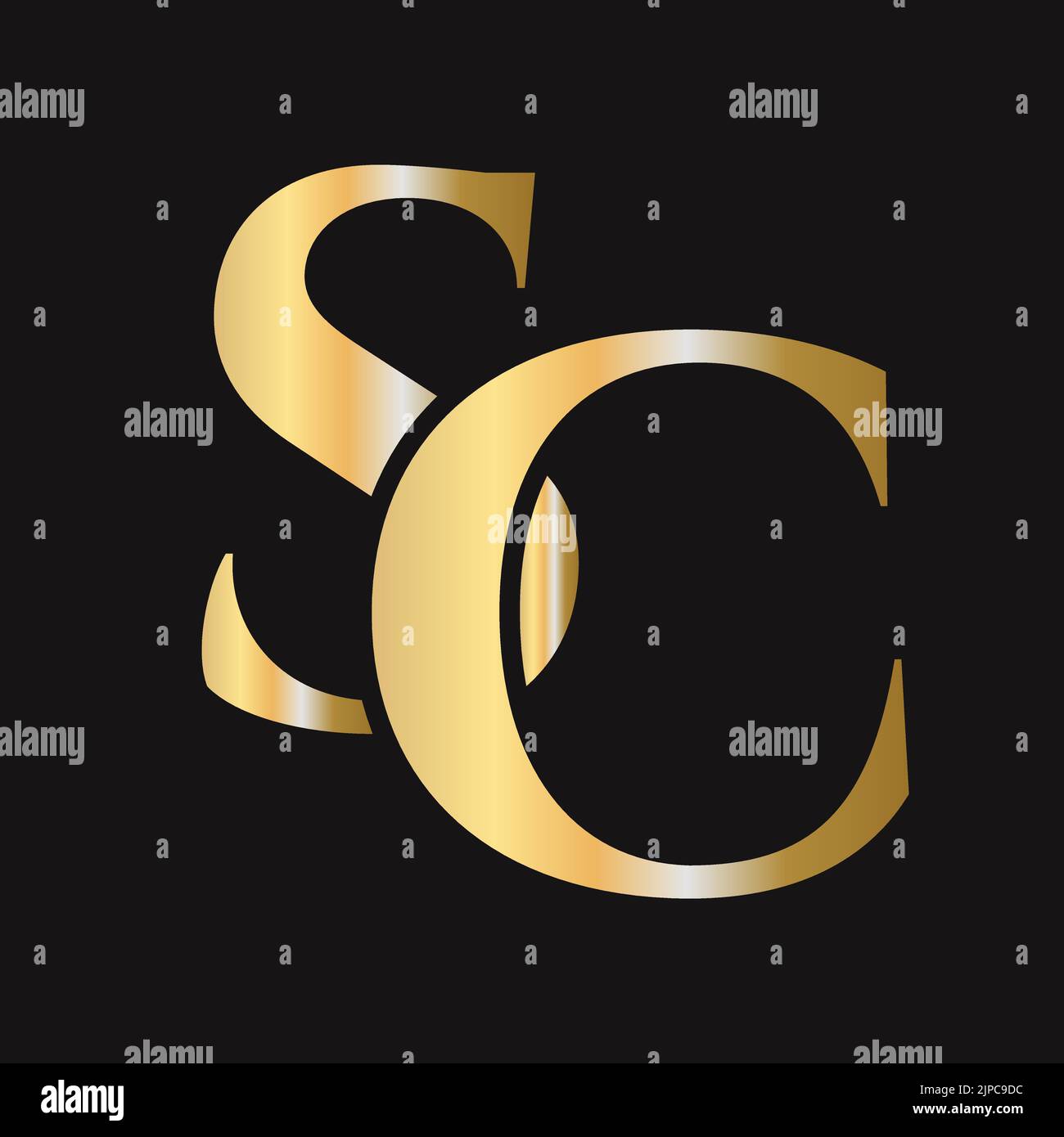 Initial letter sc hi-res stock photography and images - Alamy