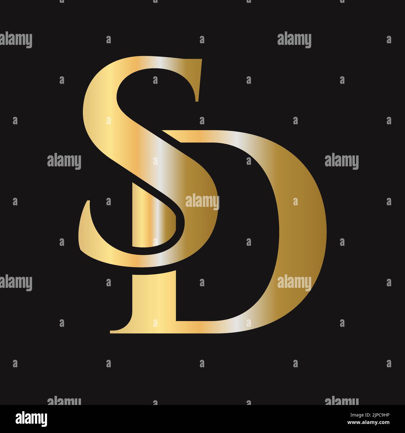 Sd logotype Stock Vector Images - Alamy