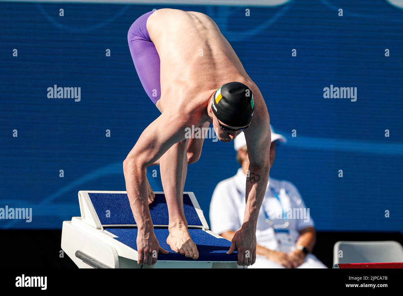 ROME, ITALY - AUGUST 17: Finn McGeever of Ireland during the men's 400m ...