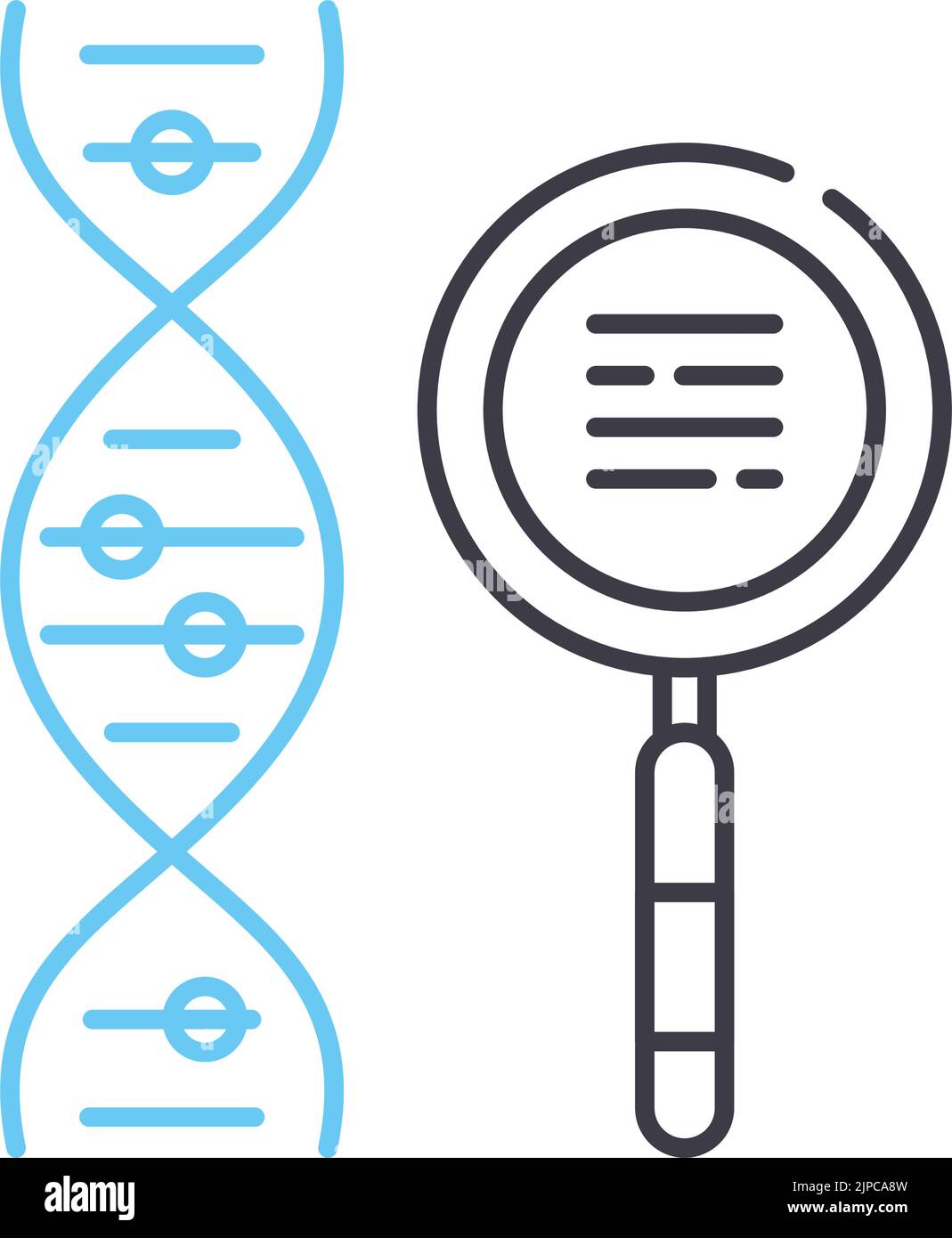 Human dna symbol icon vector Cut Out Stock Images & Pictures - Alamy