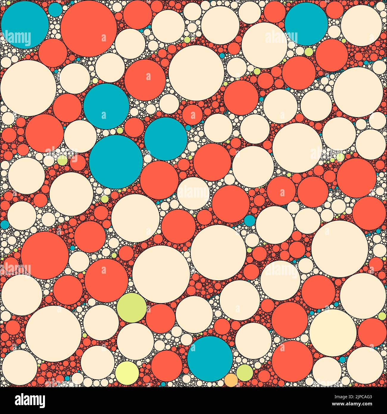 Abstract decorative color Circles of different sizes and colors are ...