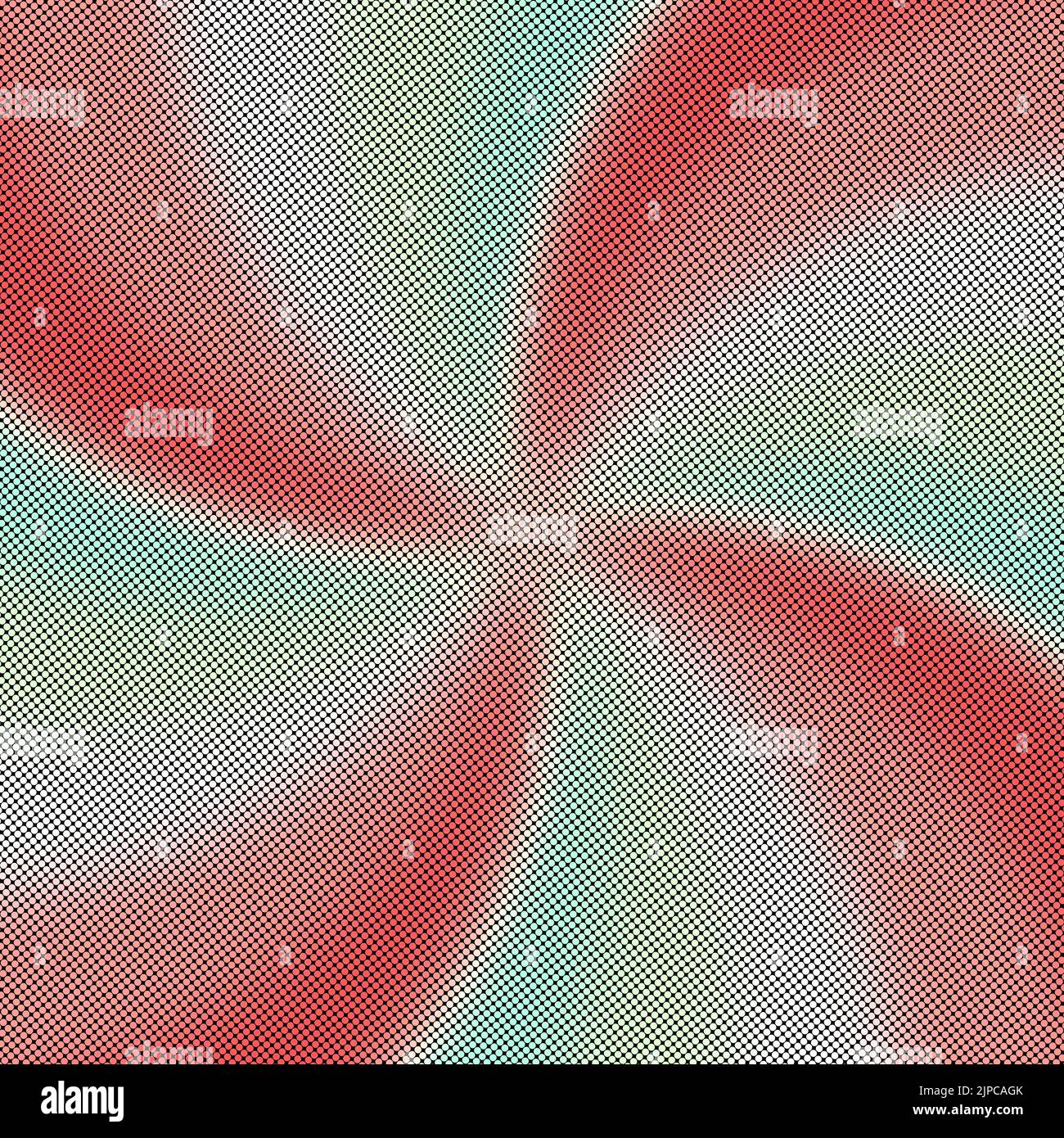 Abstract geometric colorful round shape polka dot pattern with ...