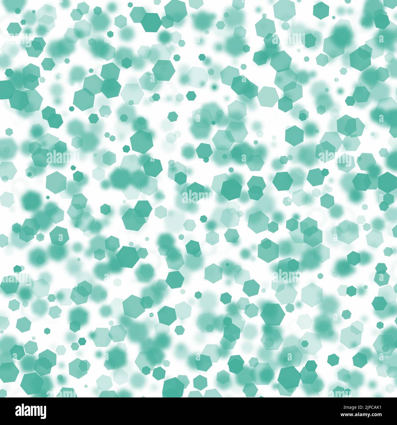 Illustration of an abstract light dots and blurred Hexagon backdrop ...