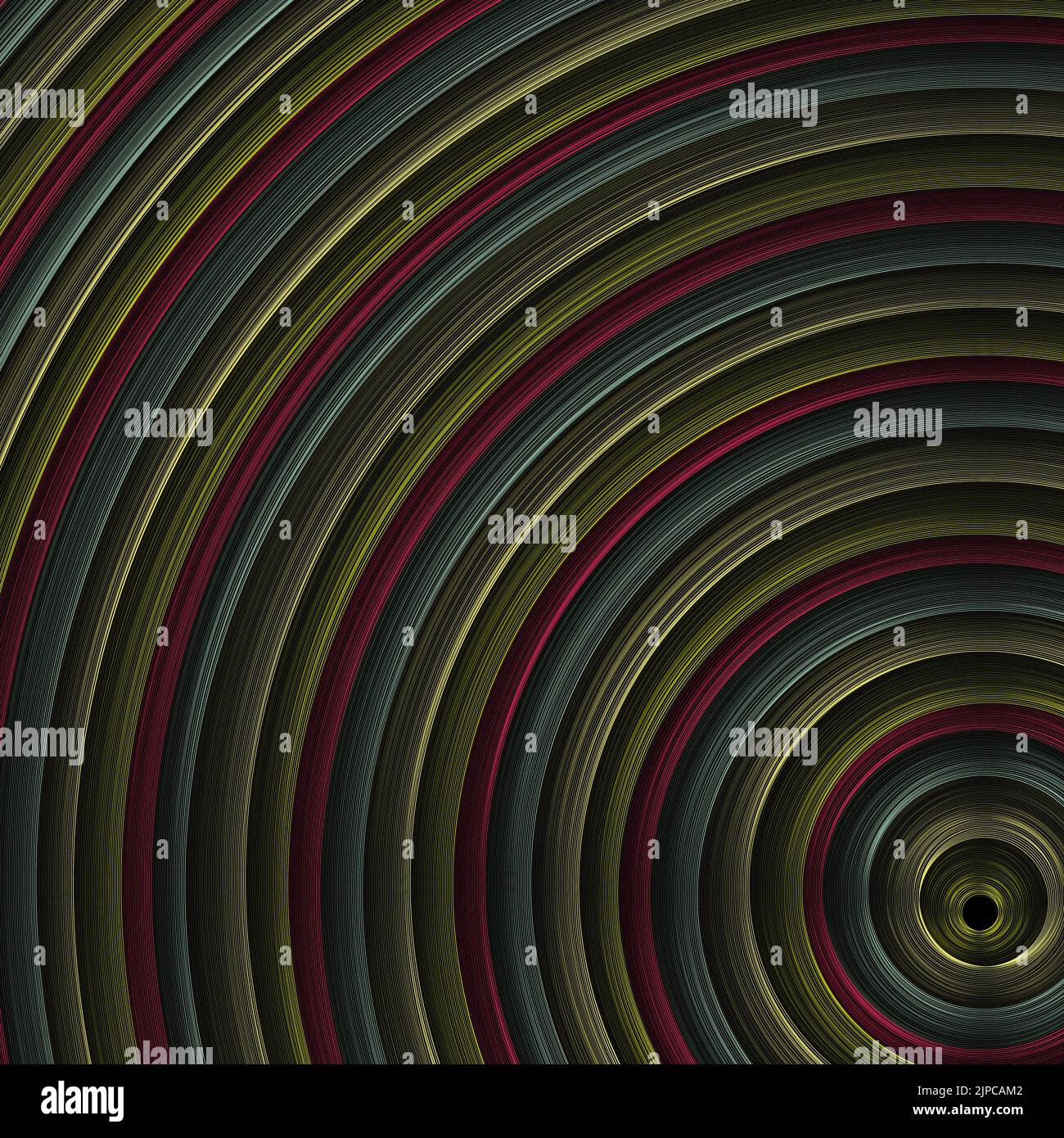 abstract different size metal rings and circle stripes colorful Spiral ...