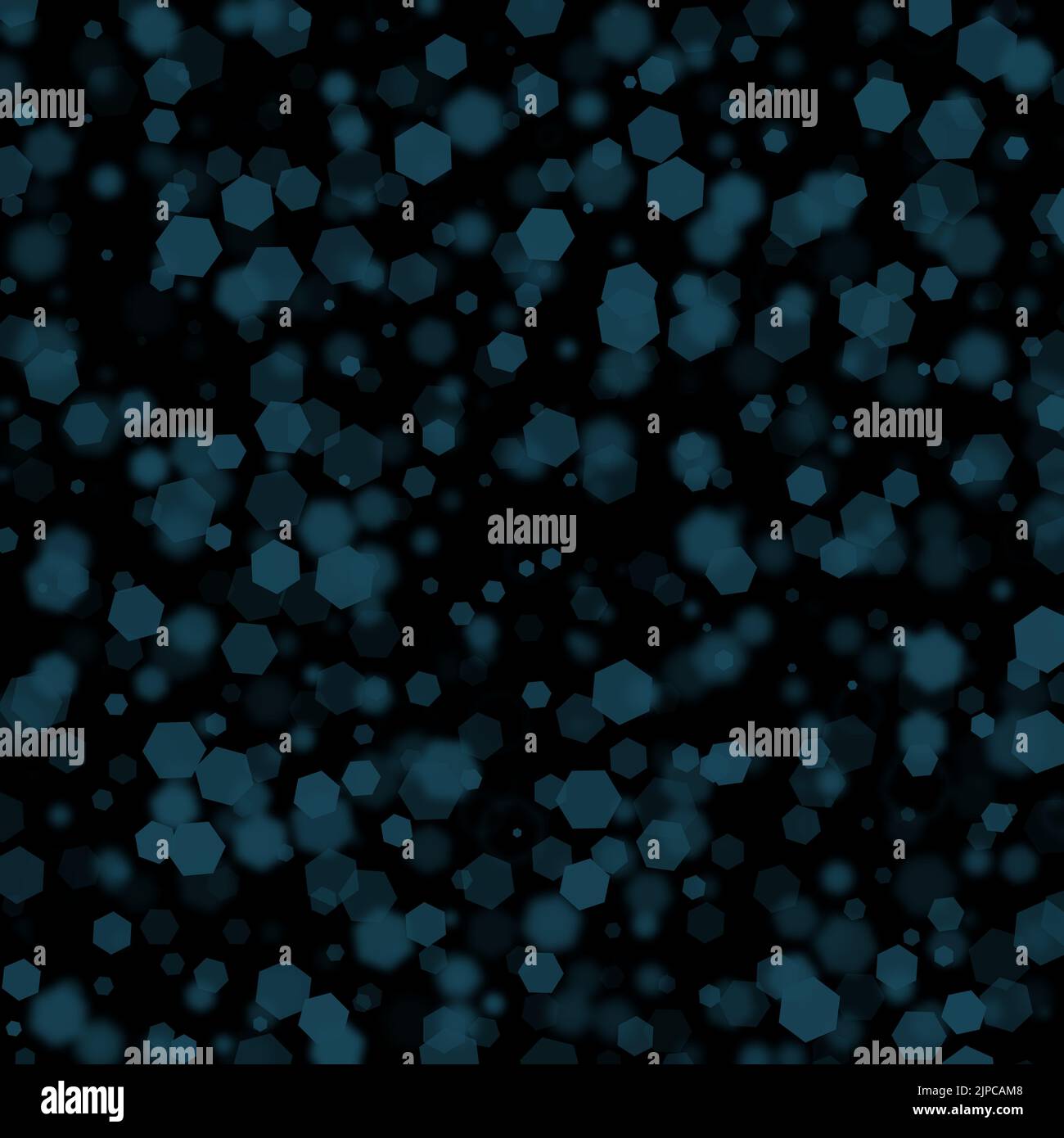 Illustration of an abstract light dots and blurred Hexagon backdrop ...