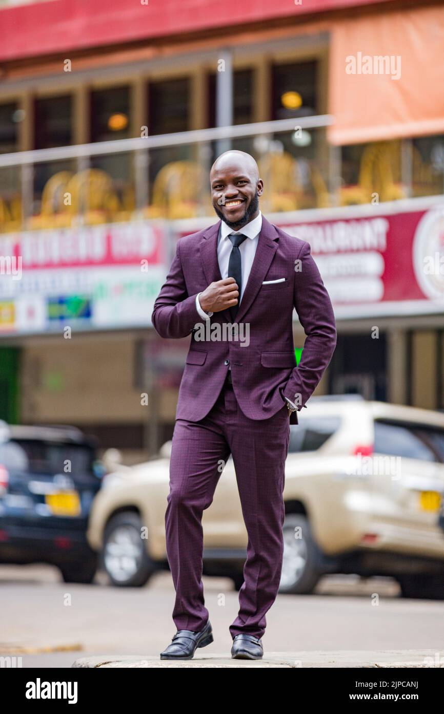 Isaya Evans On Location Outdoors Portraits In Nairobi Streets Stock ...