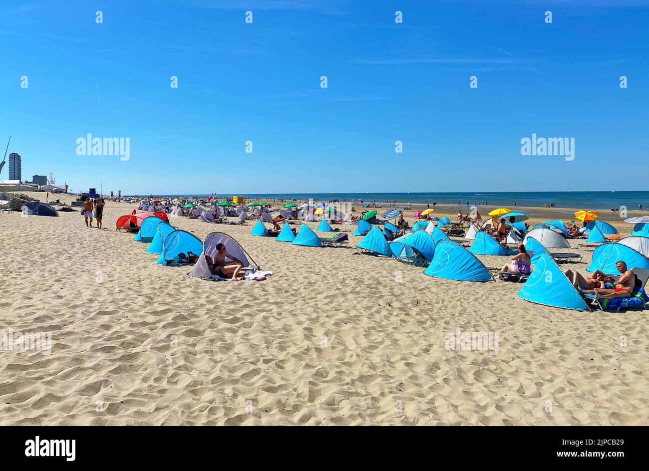 Zandvoort, Netherlands - August 12. 2022: Beautiful dutch coastal town ...
