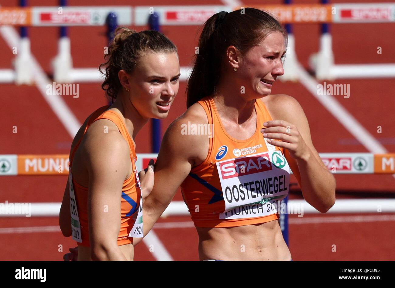 Emma oosterwegel of the netherlands reacts after hi-res stock ...