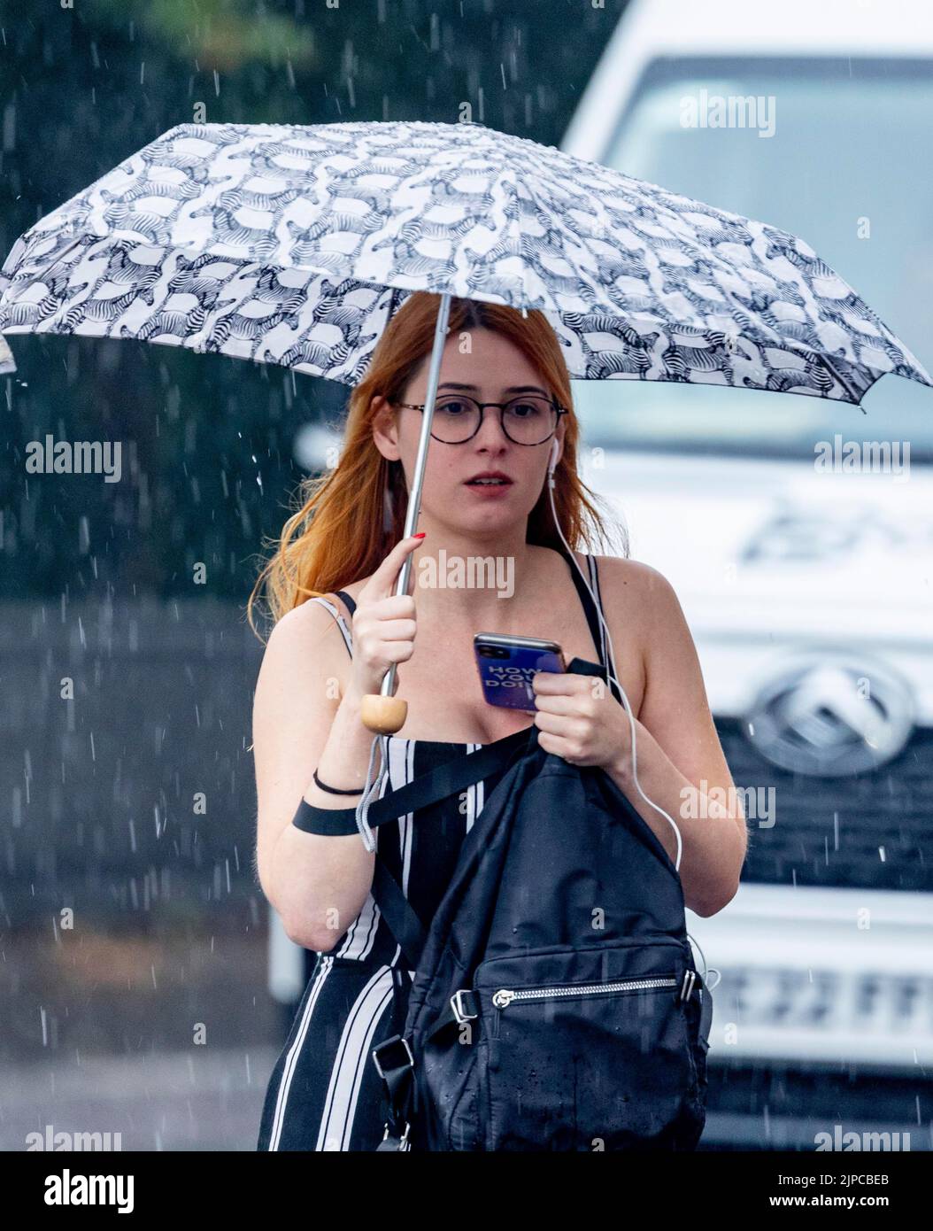 Wet weather finally in London after rough conditions heavy showers ...