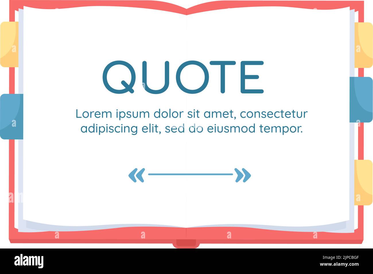 Famous writer quote textbox with flat object Stock Vector Image & Art ...