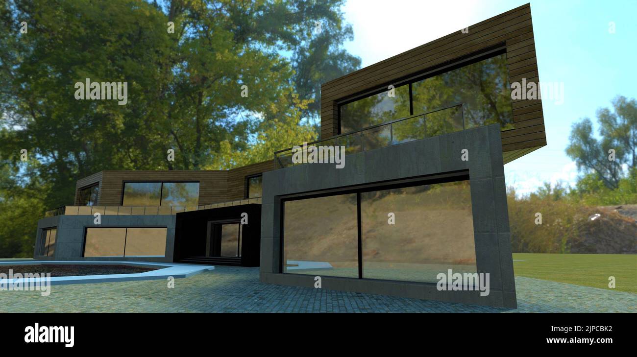 Concrete render texture hi-res stock photography and images - Alamy