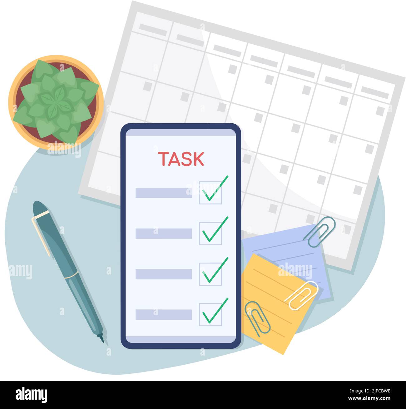 Task arrangement Stock Vector Images - Alamy