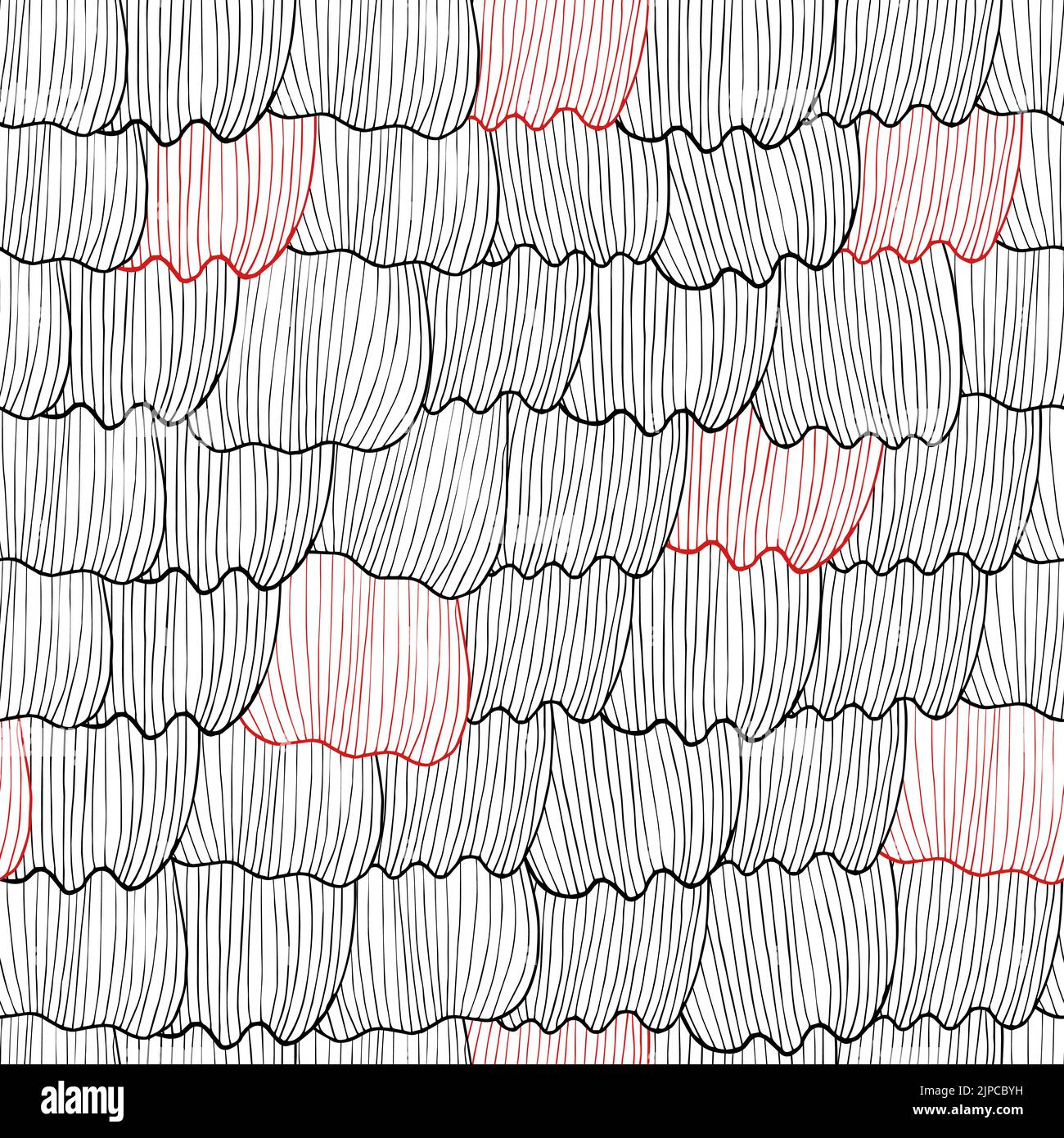 Seamless pattern in doodle style inspired by microstructure of ...