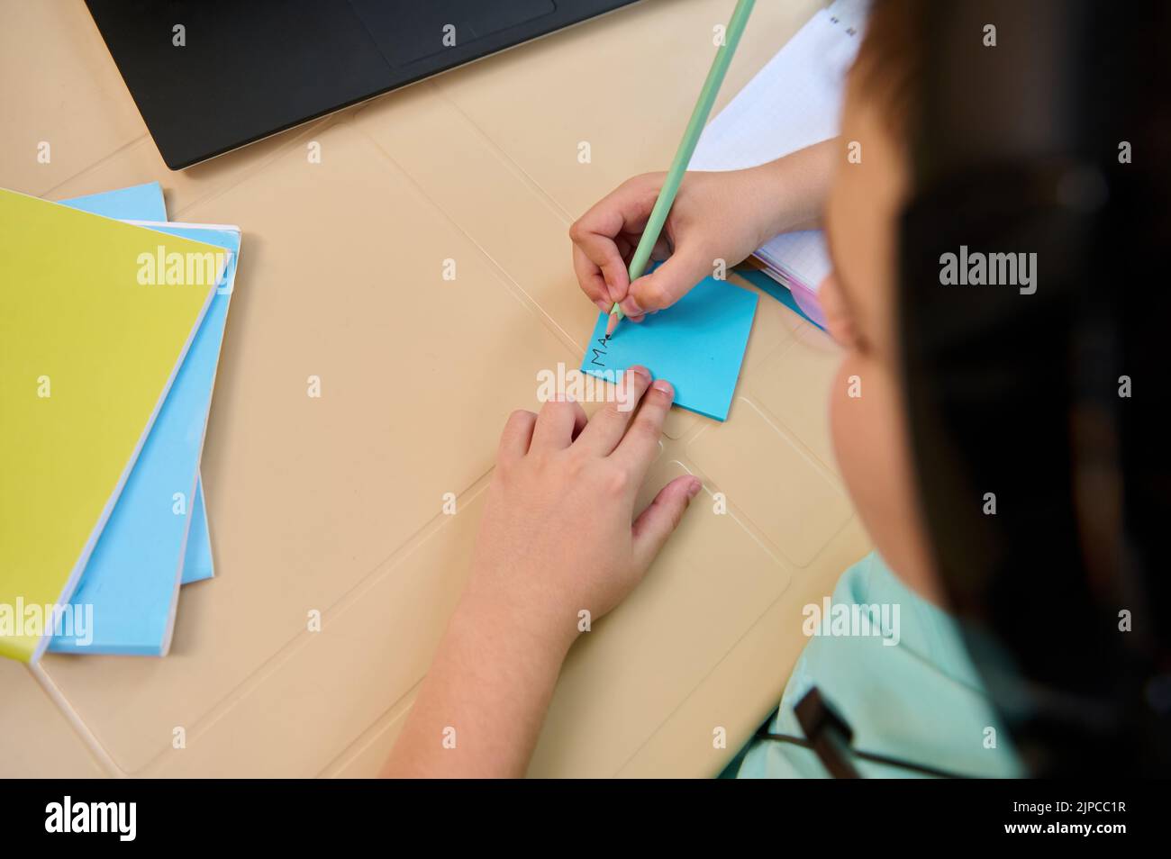 School children classroom overhead hi-res stock photography and images ...