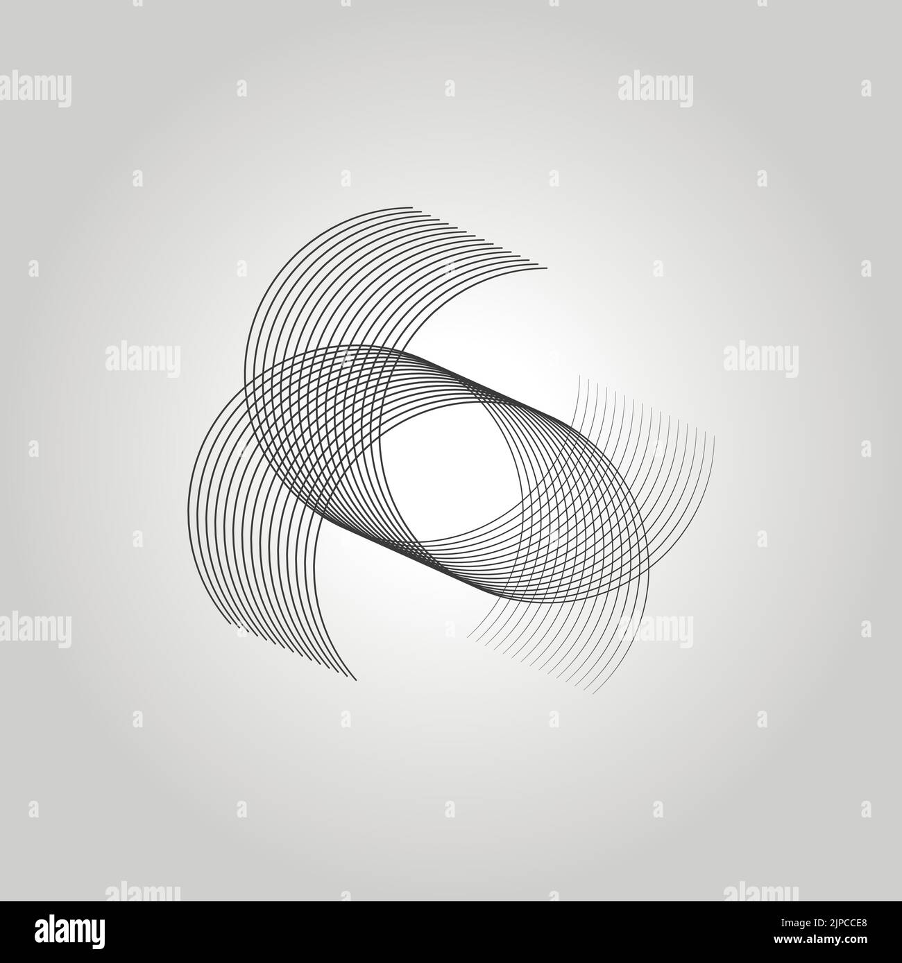 Line art brochure on white backdrop. Vector illustration icon. Modern ...