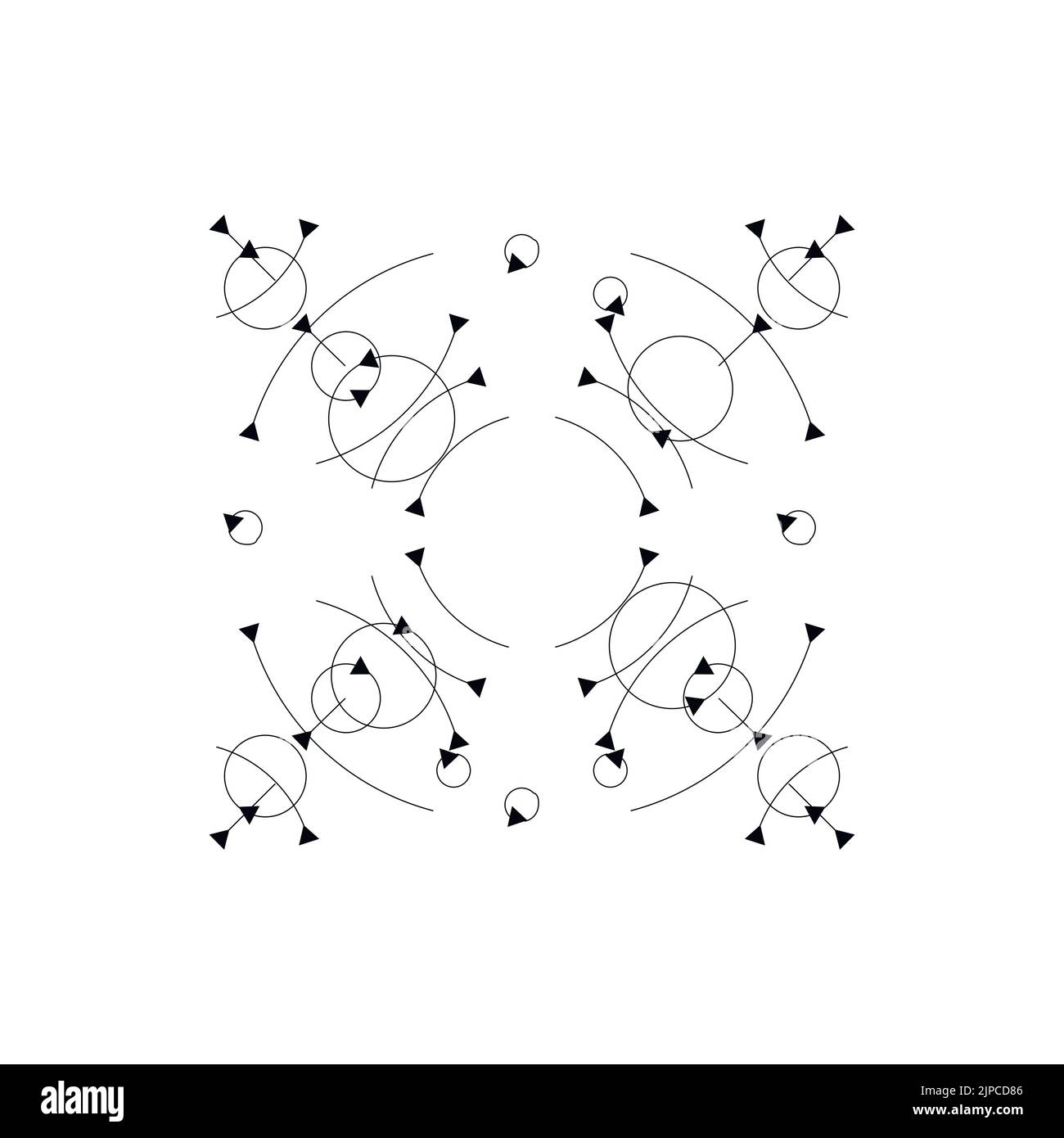 Molecular cell connection. Internet technology. Biology science ...