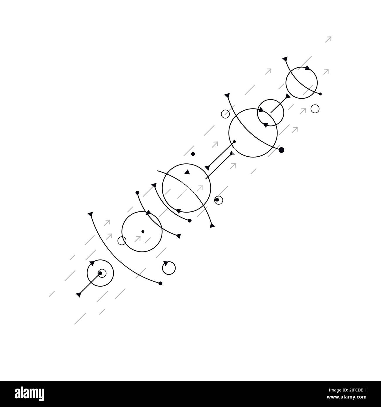 Molecular Cell Connection Internet Technology Biology Science Background Abstract Geometric