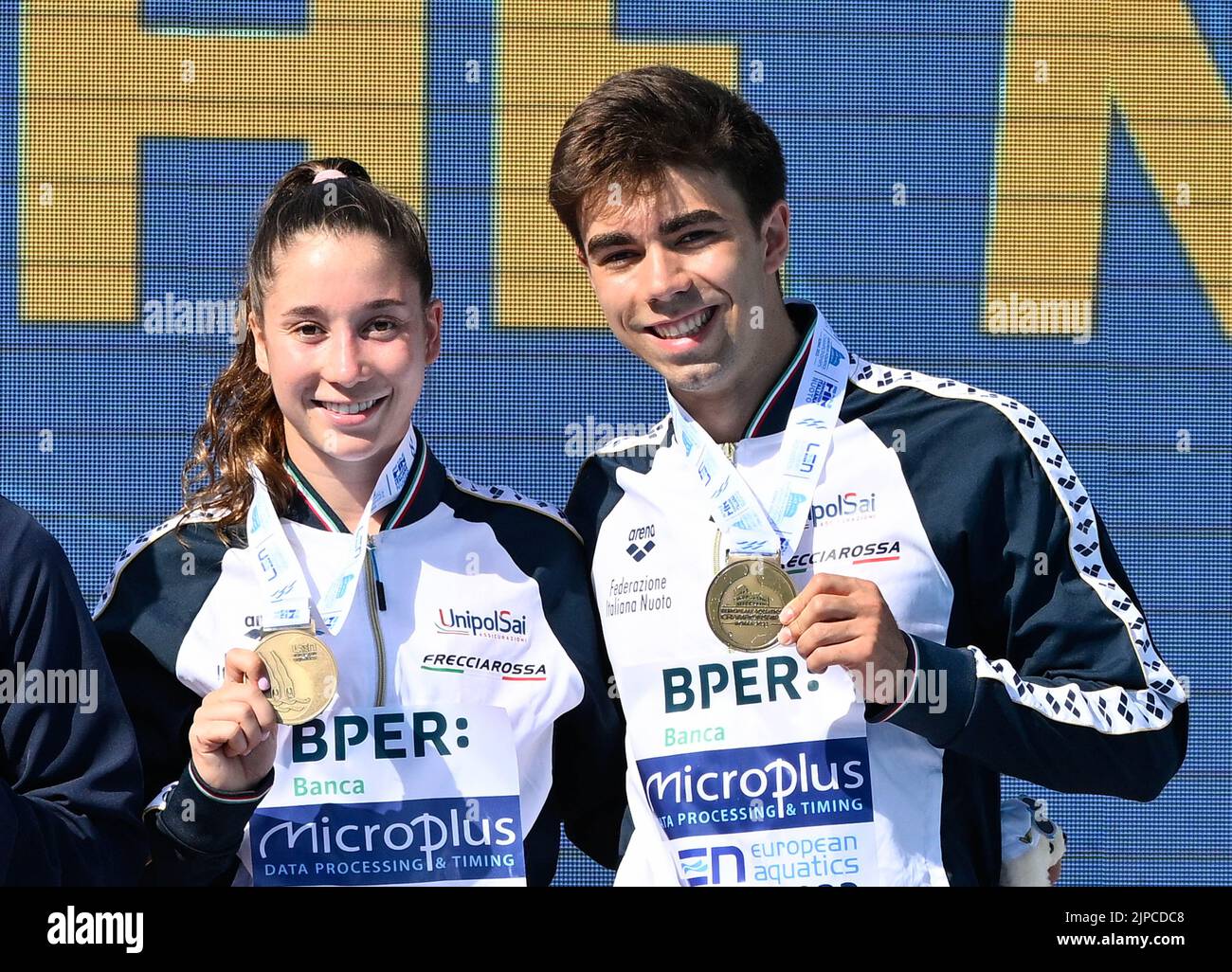 Eduard Gugiu Timbretti (ITA) Sarah Jodoin Di Maria (ITA) during ...