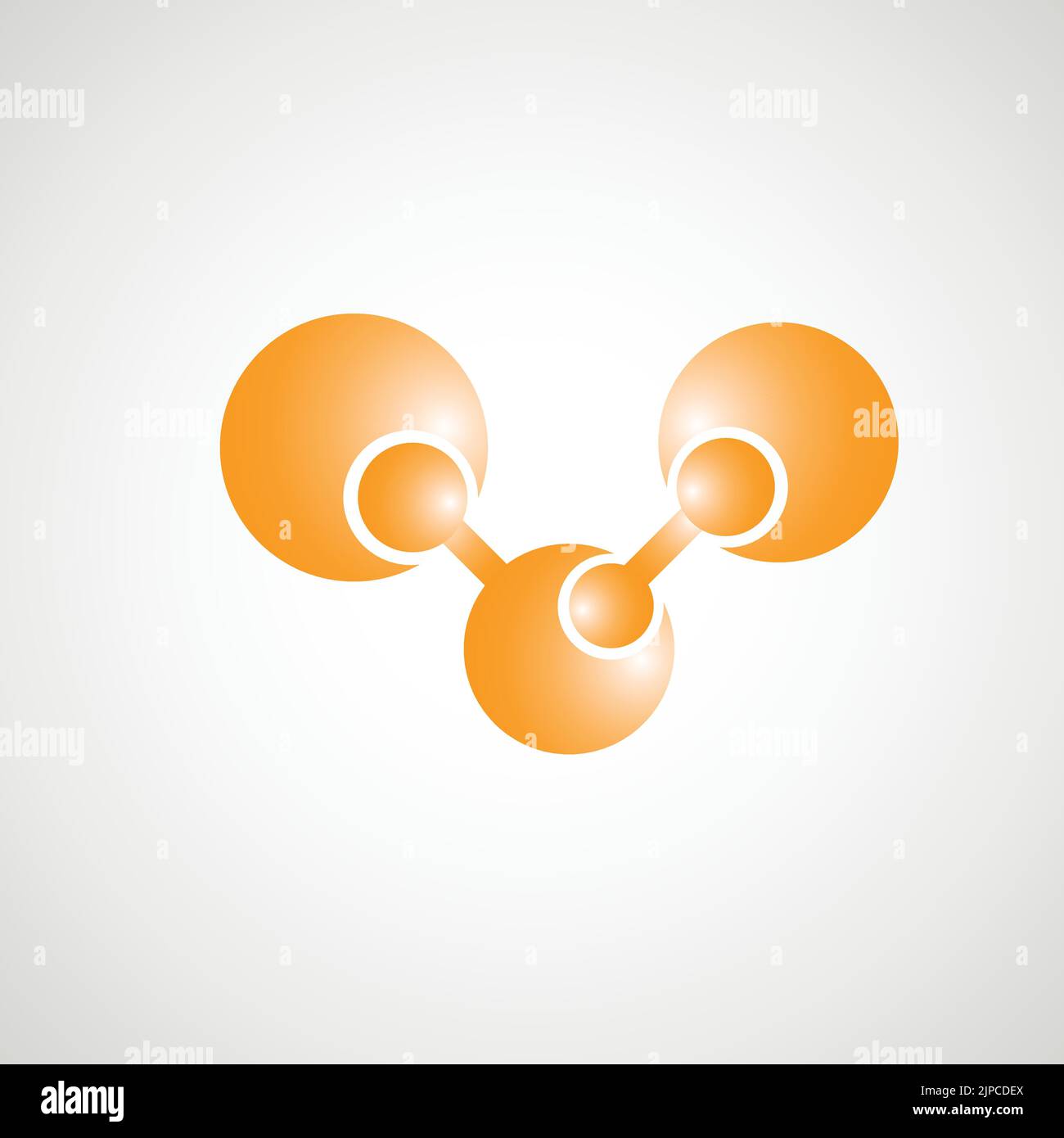 Yellow molecule style background. Medical technology science background ...