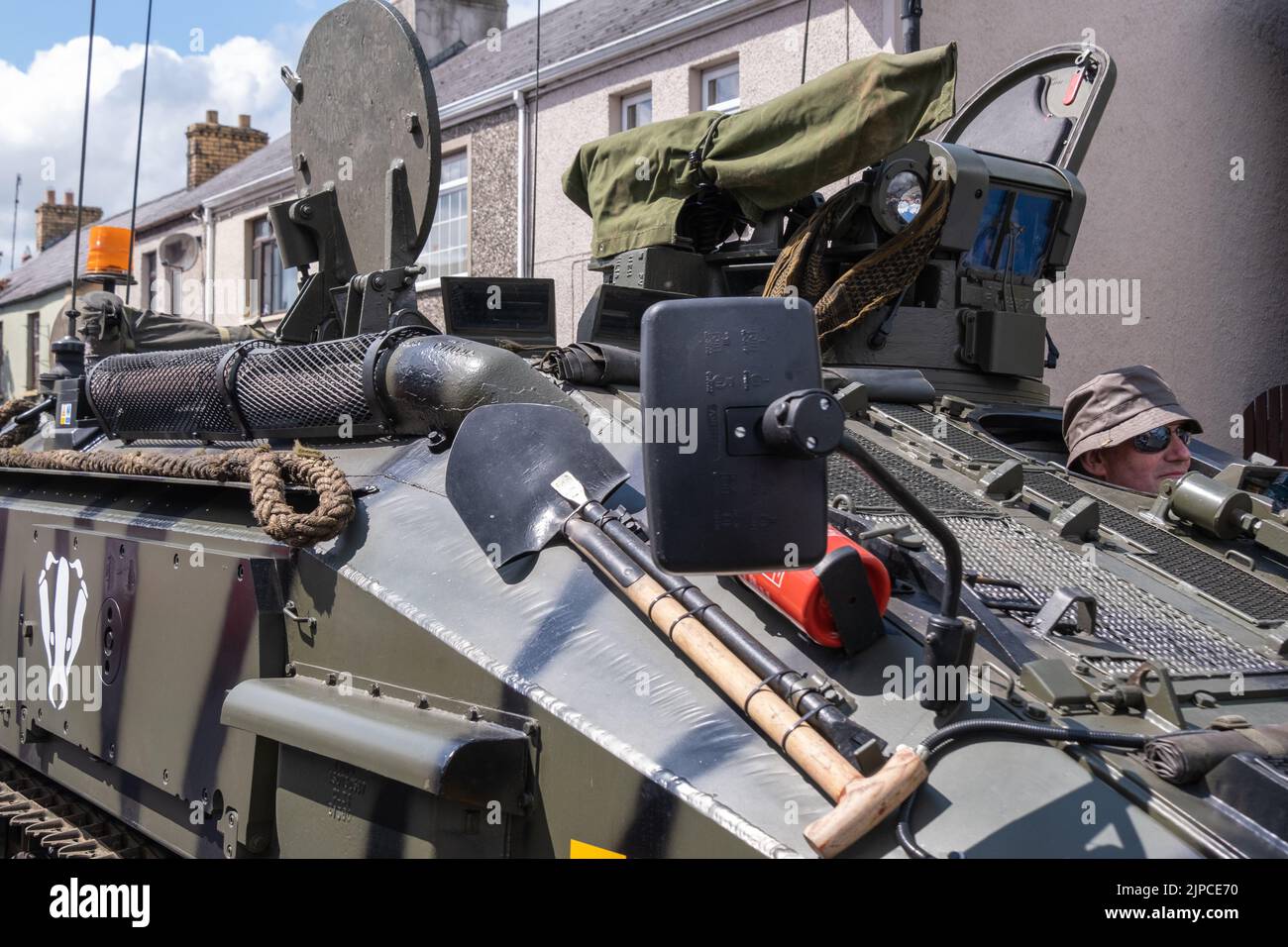 Broughshane, Northern Ireland - June 3rd, 2022: Military tank part of ...