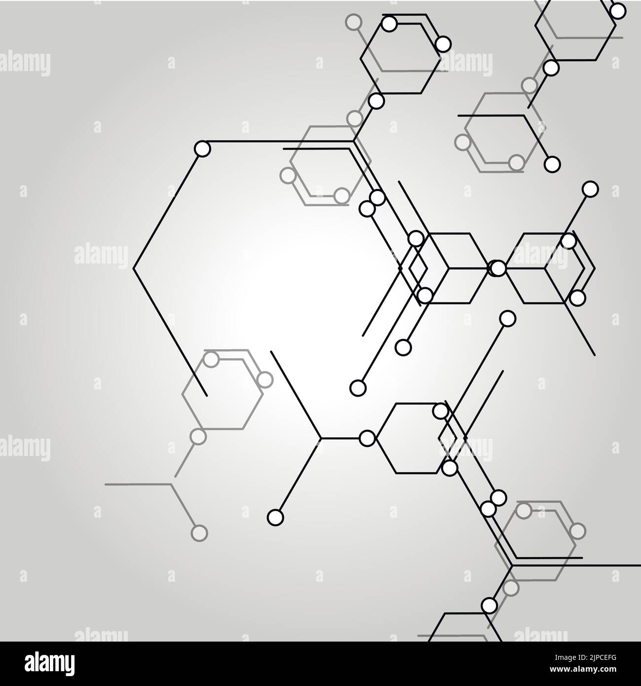 Connecting dots in abstract style. Abstract background technology ...