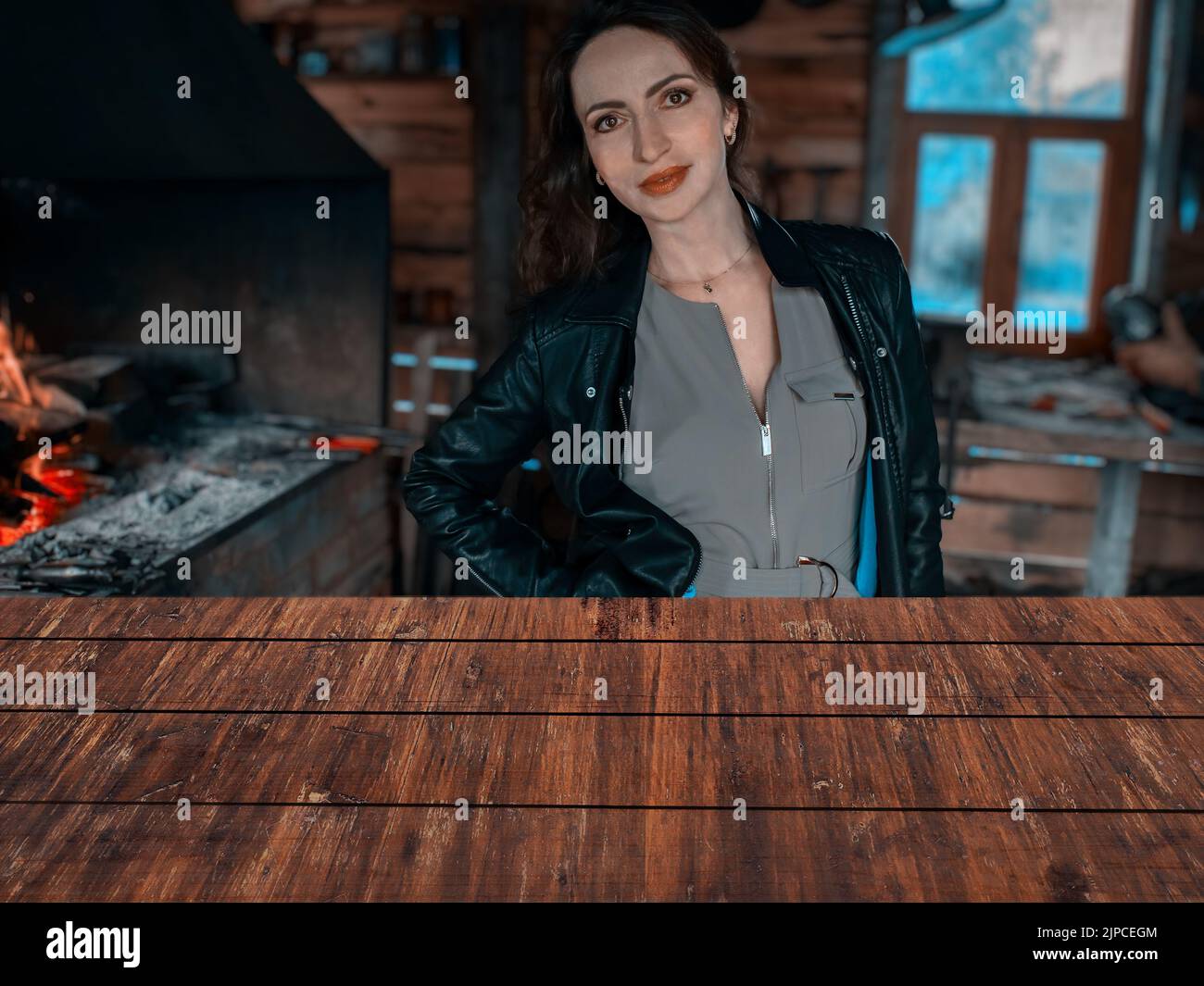 Woman blacksmith working in forge hi-res stock photography and images ...