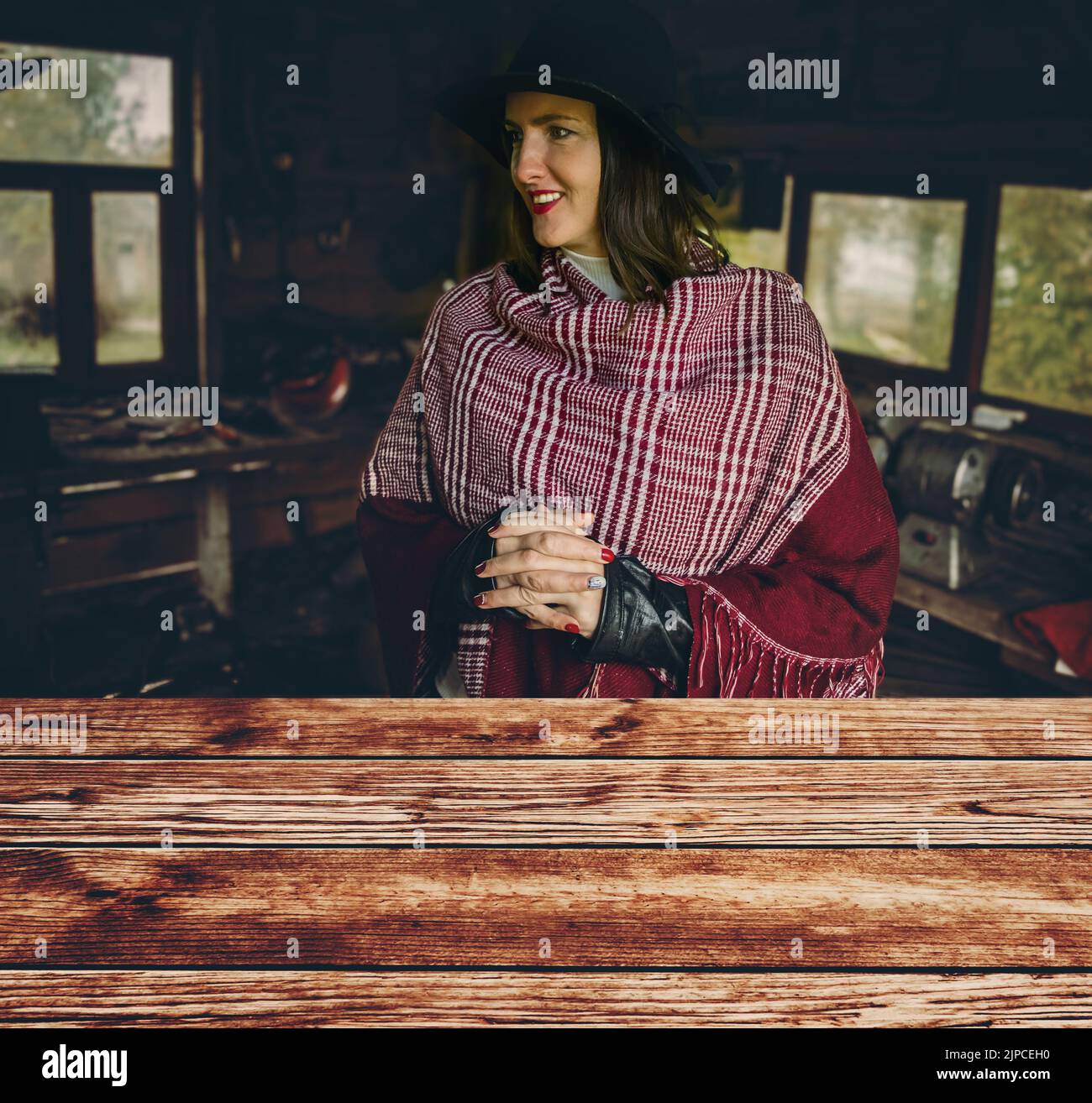 Woman blacksmith working in forge hi-res stock photography and images ...