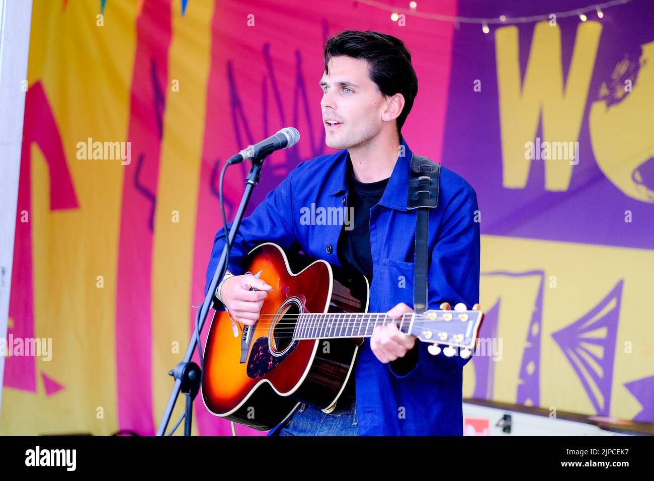 Tom Webber photographed during the 40th WOMAD (World of Music arts and ...