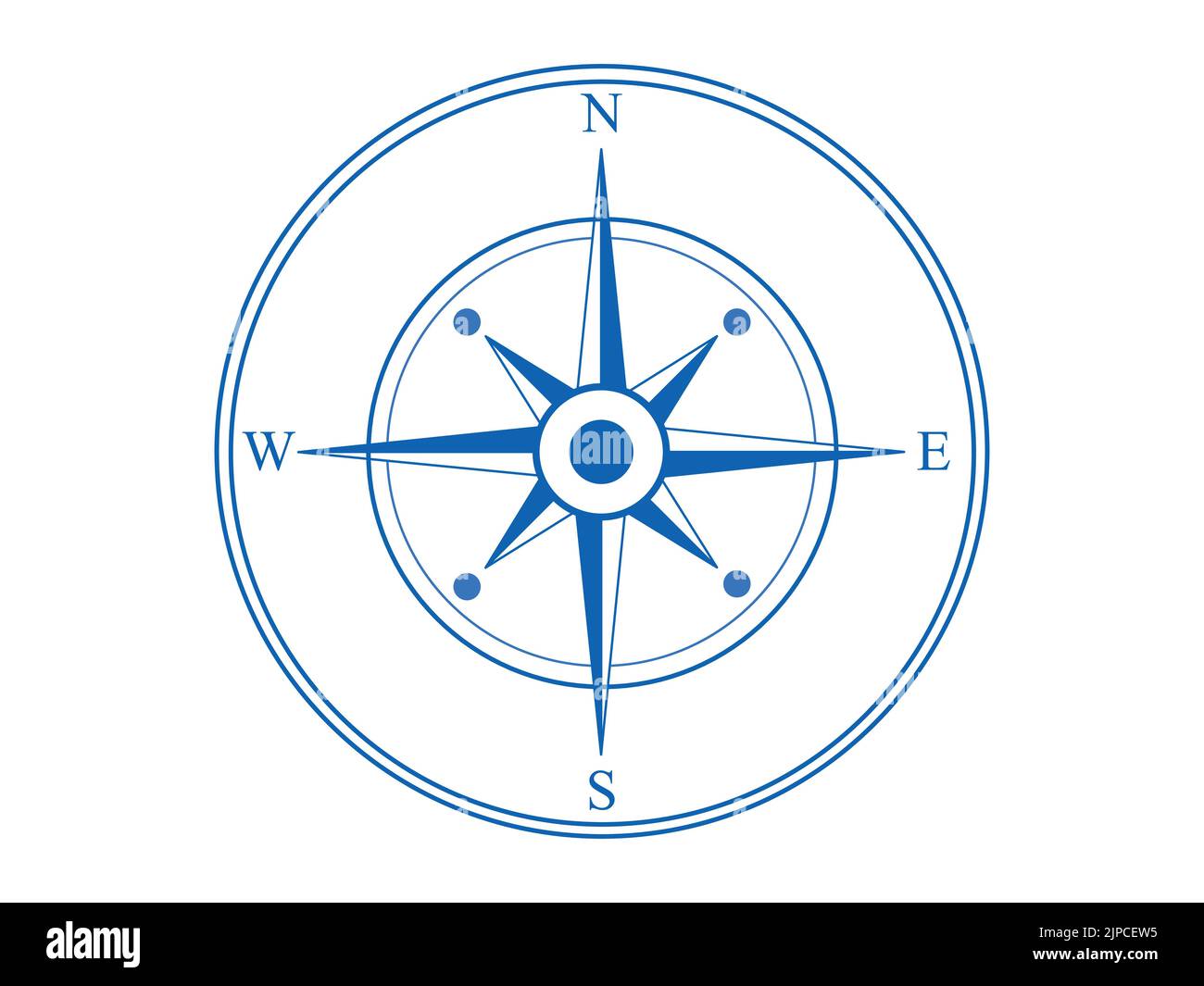Wind Rose. Vector compass on an isolated background. Direction North ...