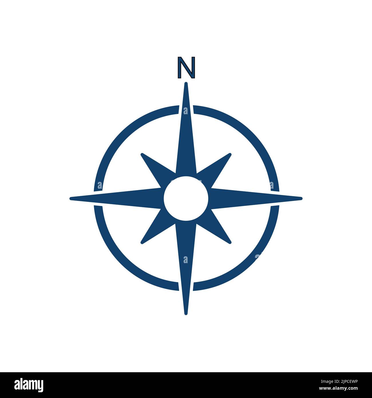 Wind Rose. Vector compass on an isolated background. Direction North ...