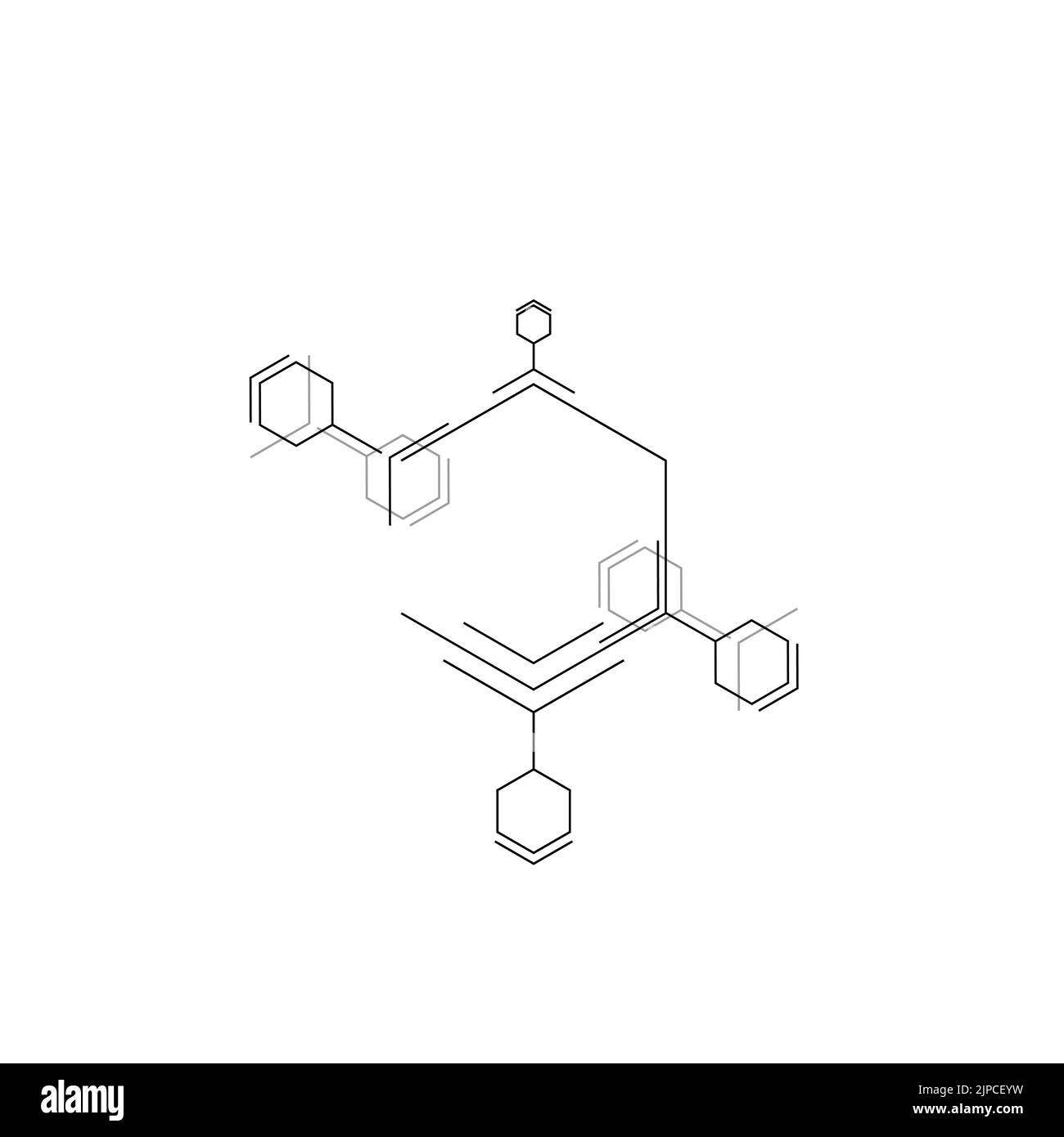 Molecular cell connection. Internet technology. Biology science ...