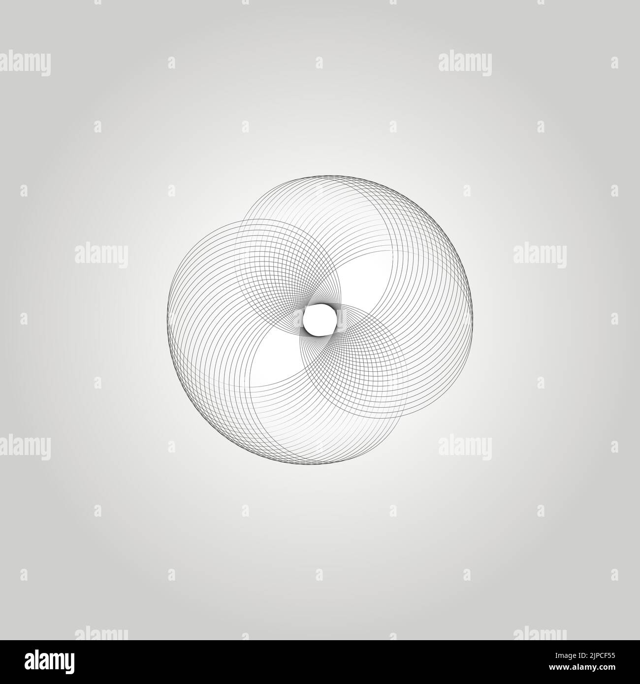Abstract illustration with black many lines on soft white background ...