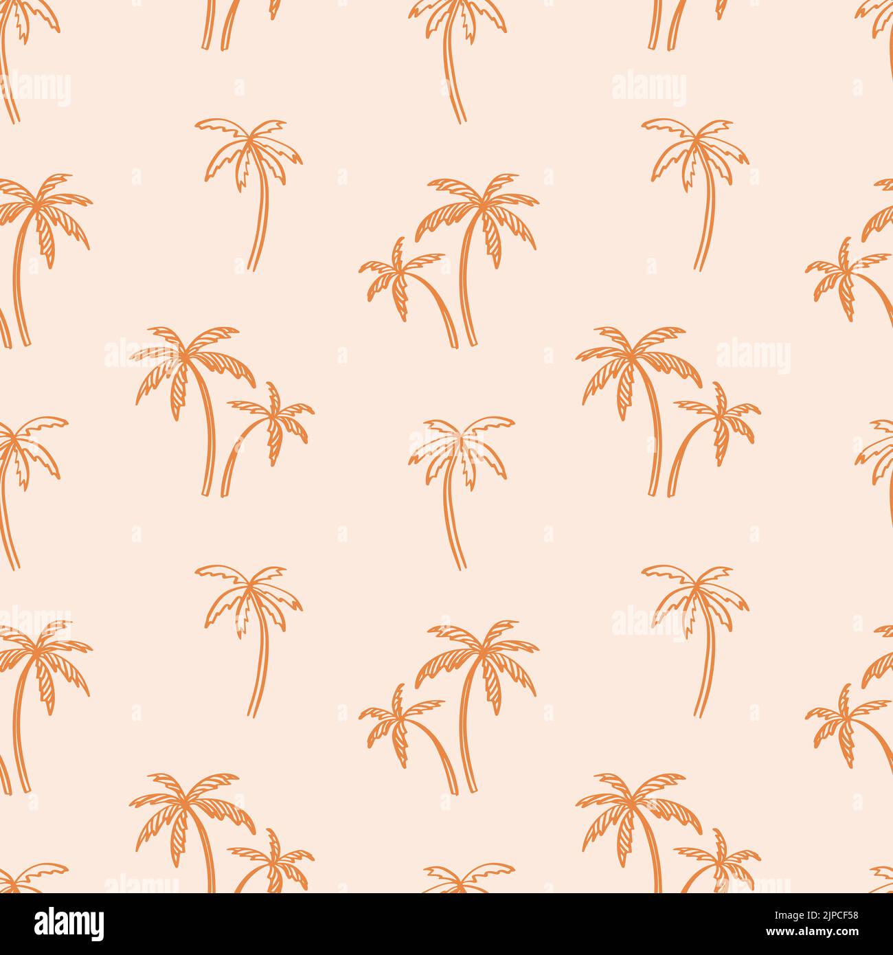 Palm tree vector seamless pattern. tropical summer background Stock Vector Image & Art - Alamy