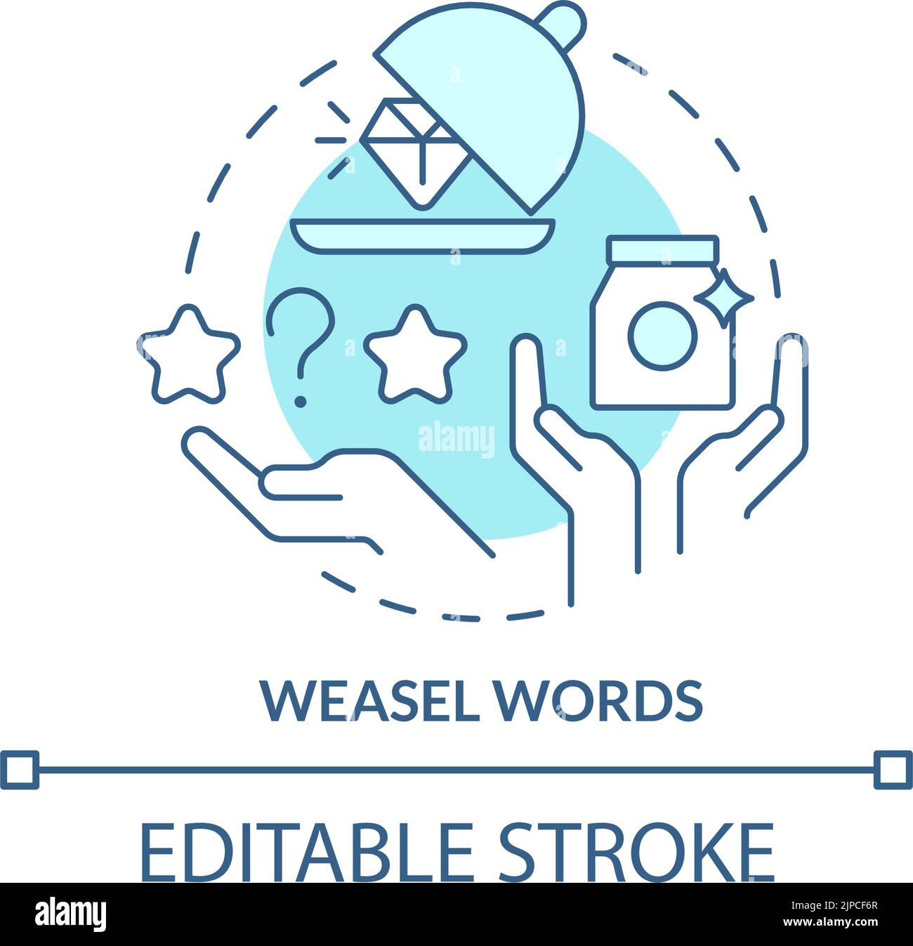 Weasel word Stock Vector Images - Alamy