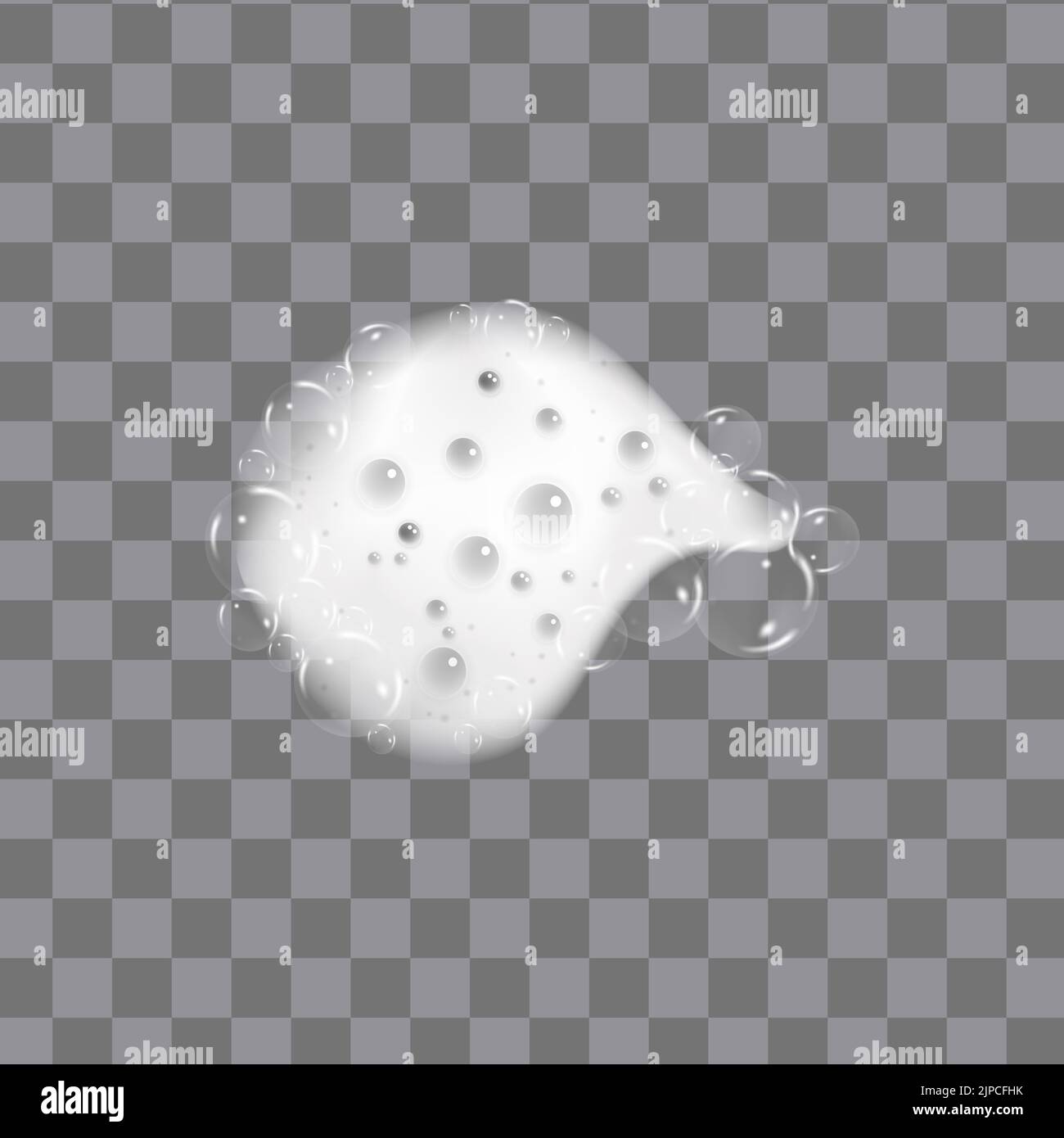 Shampoo bubbles texture.Bath foam isolated on transparent background ...