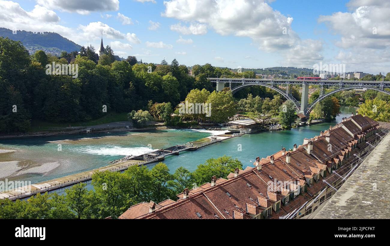 Aare river in Bern, Switzerland Stock Photo - Alamy