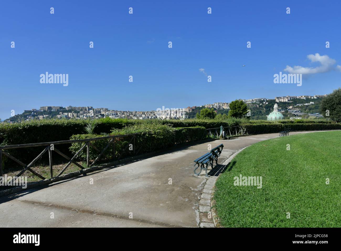 View of Capodimonte public park in Naples, Italy Stock Photo - Alamy