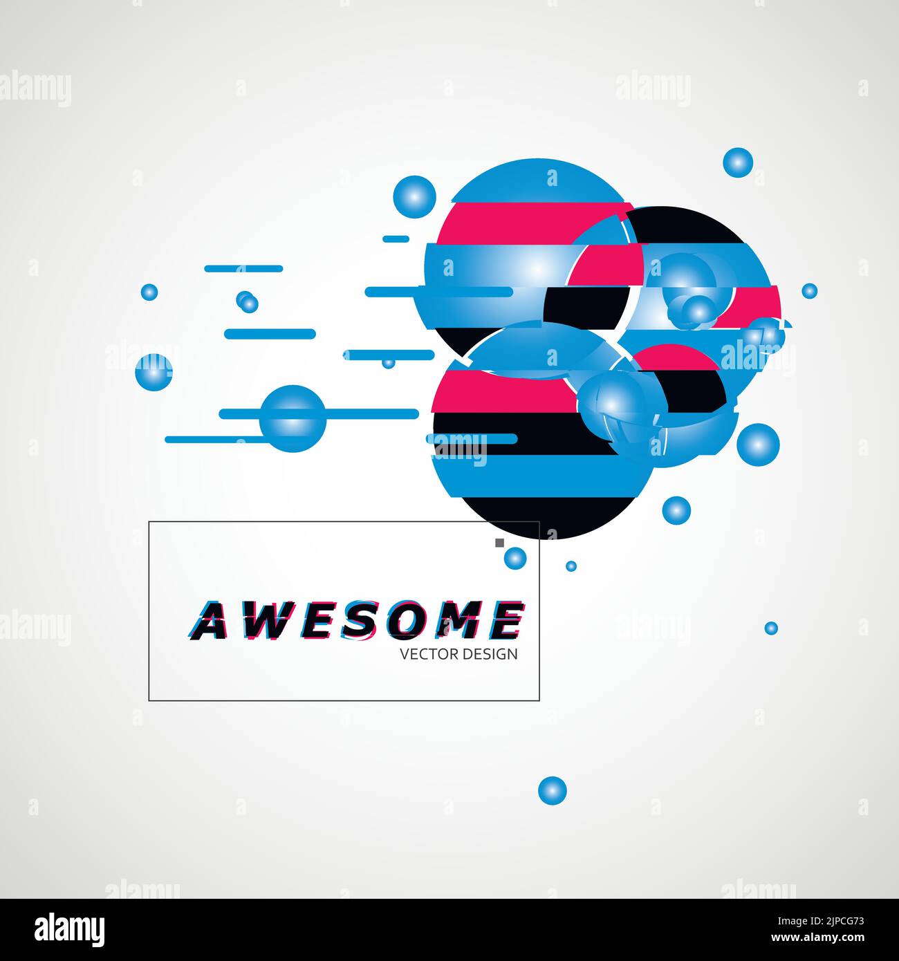 Modern molecules. Chemical laboratory research. Abstract technology ...