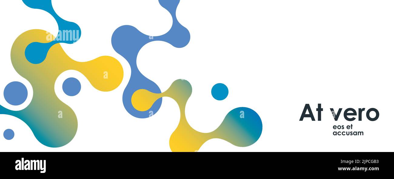 Blue molecules. Medical research. Modern communication technology Stock ...