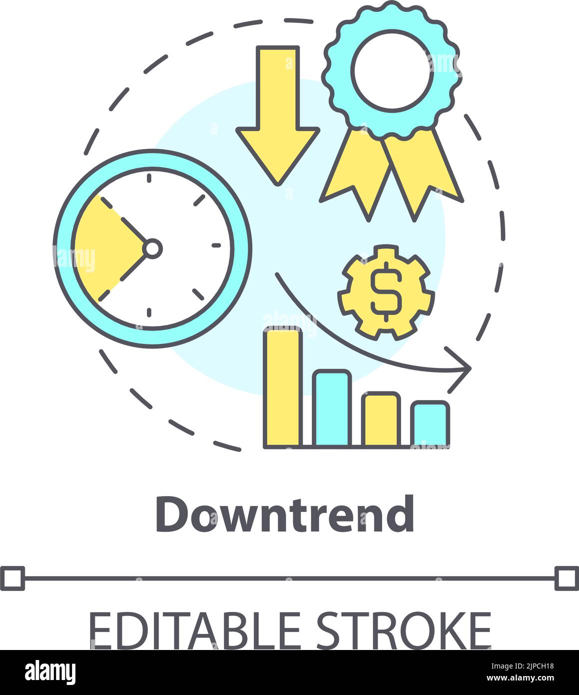Downward stroke Cut Out Stock Images & Pictures - Alamy