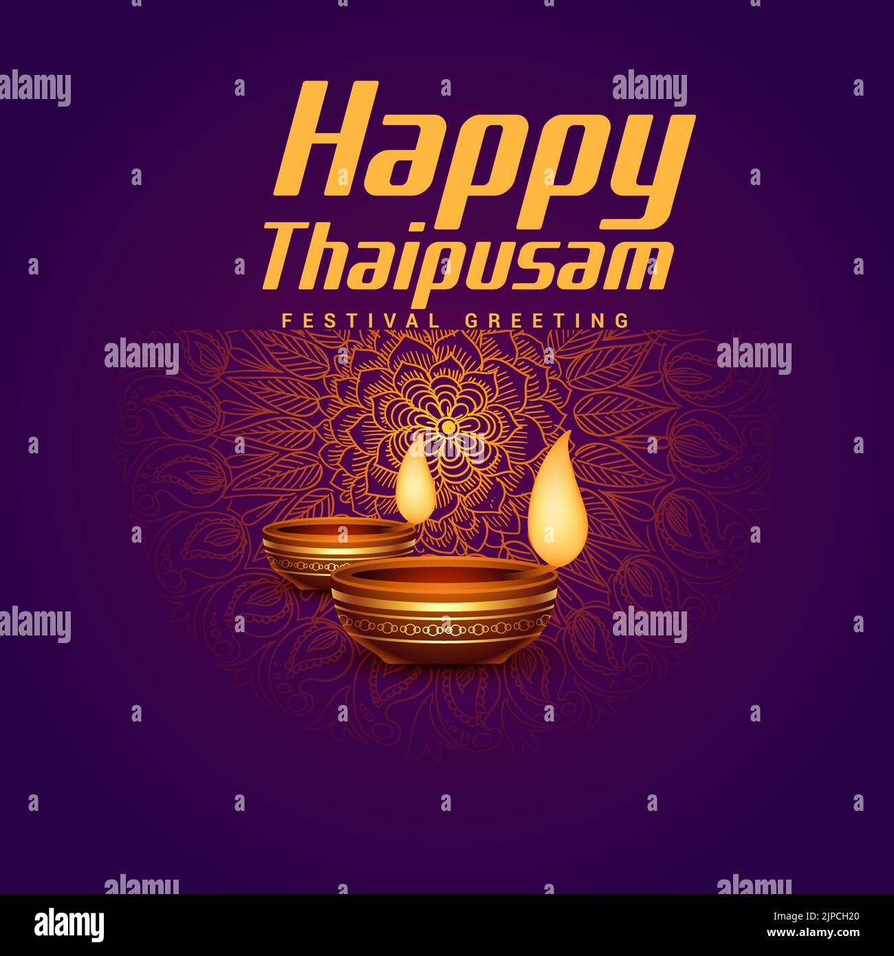 Happy Thaipusam card New Design 2023 Stock Photo - Alamy
