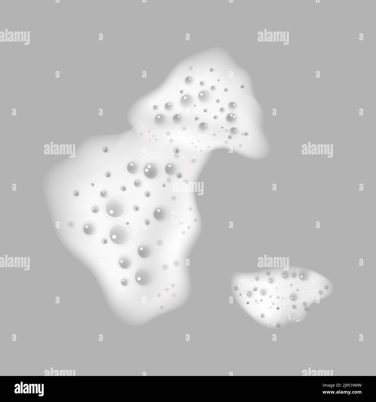 Shampoo bubbles texture.Bath foam isolated on transparent background ...