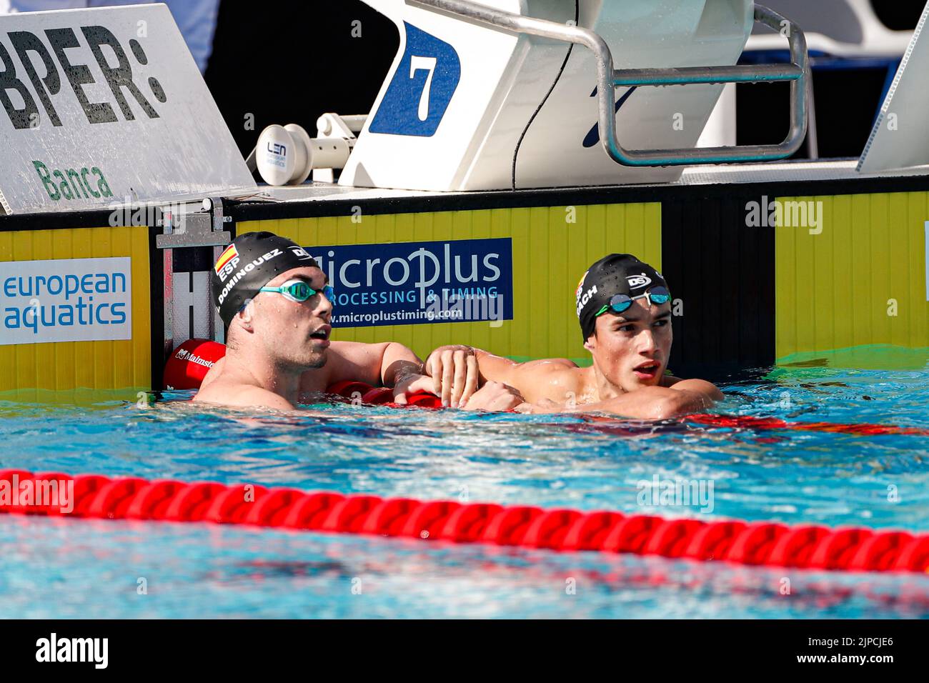 ROME, ITALY - AUGUST 17: Luis Dominguez Calonge of Spain, Carlos Garach ...