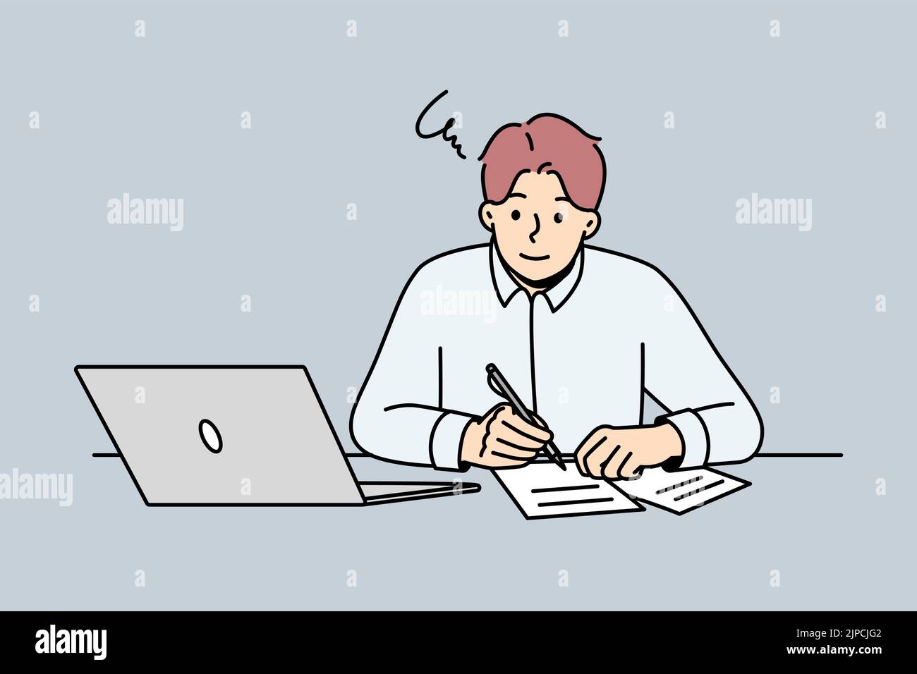 Focused document Stock Vector Images - Alamy