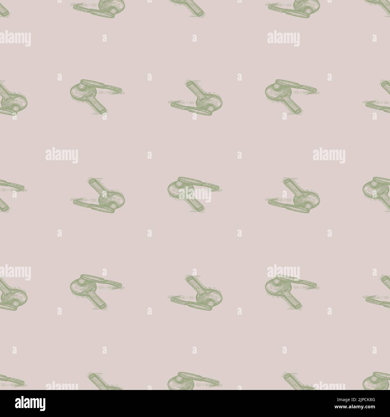 Ping pong racket engraved seamless pattern. Vintage sport elements for ...