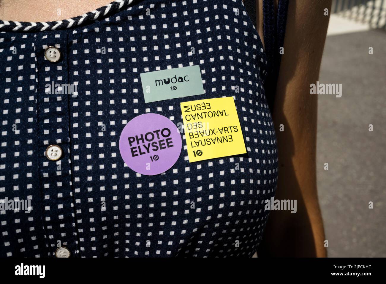 Stickers for the 3 museums in the Plateforme 10 museum comple in ...