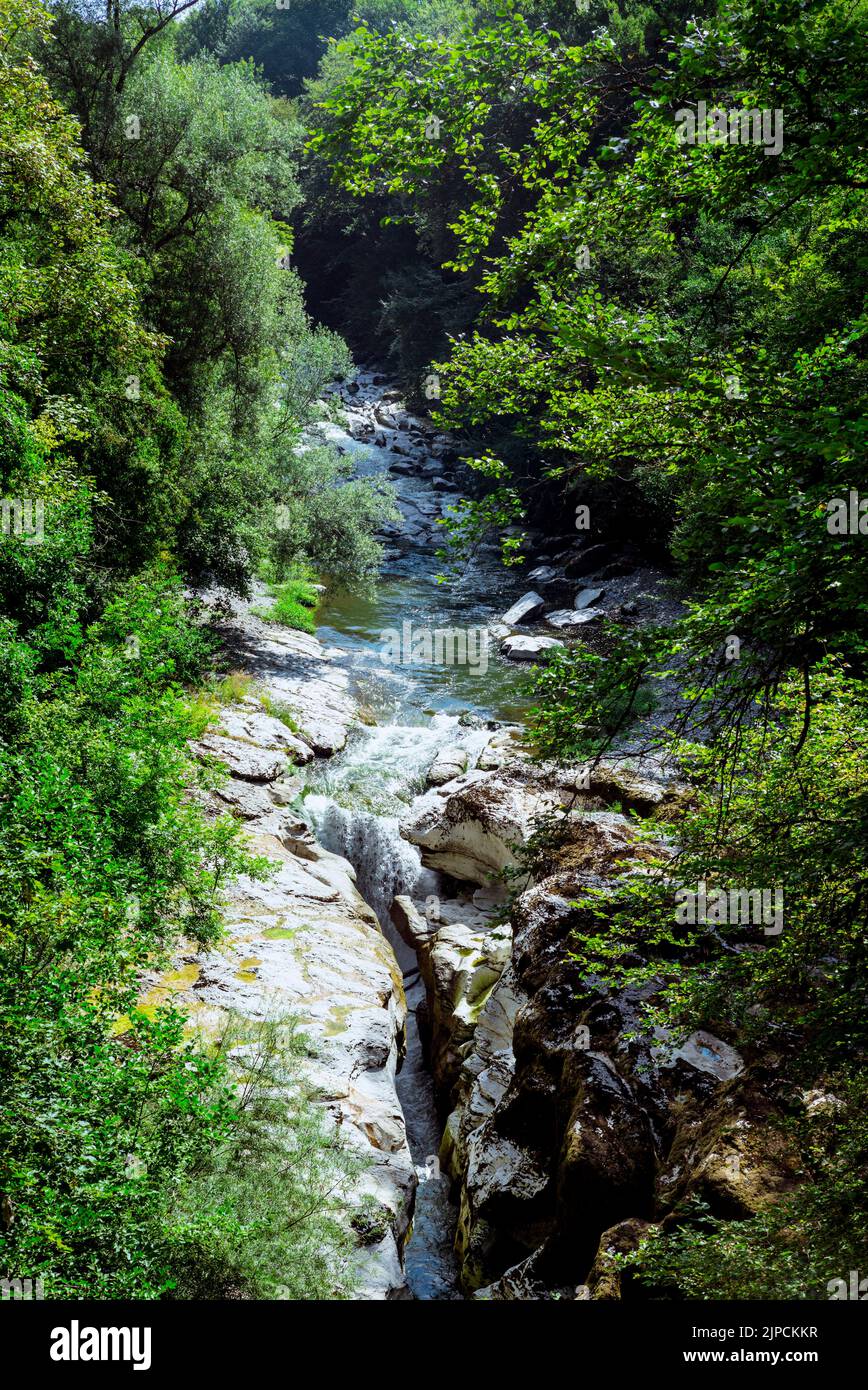 Gorges du Fier ravine near Annecy/French Alps Stock Photo - Alamy