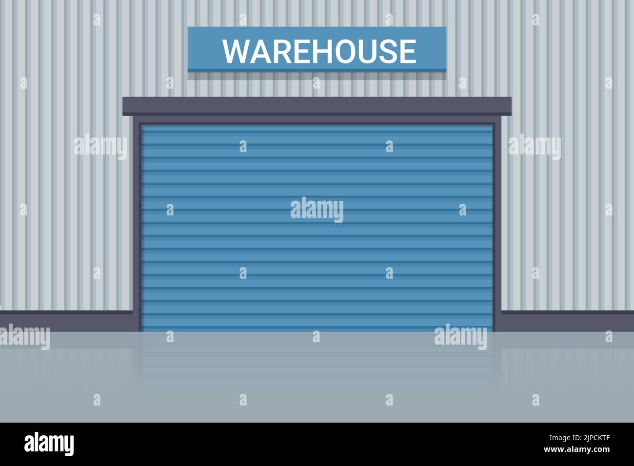 Industrial warehouse for the storage of products and merchandise ...