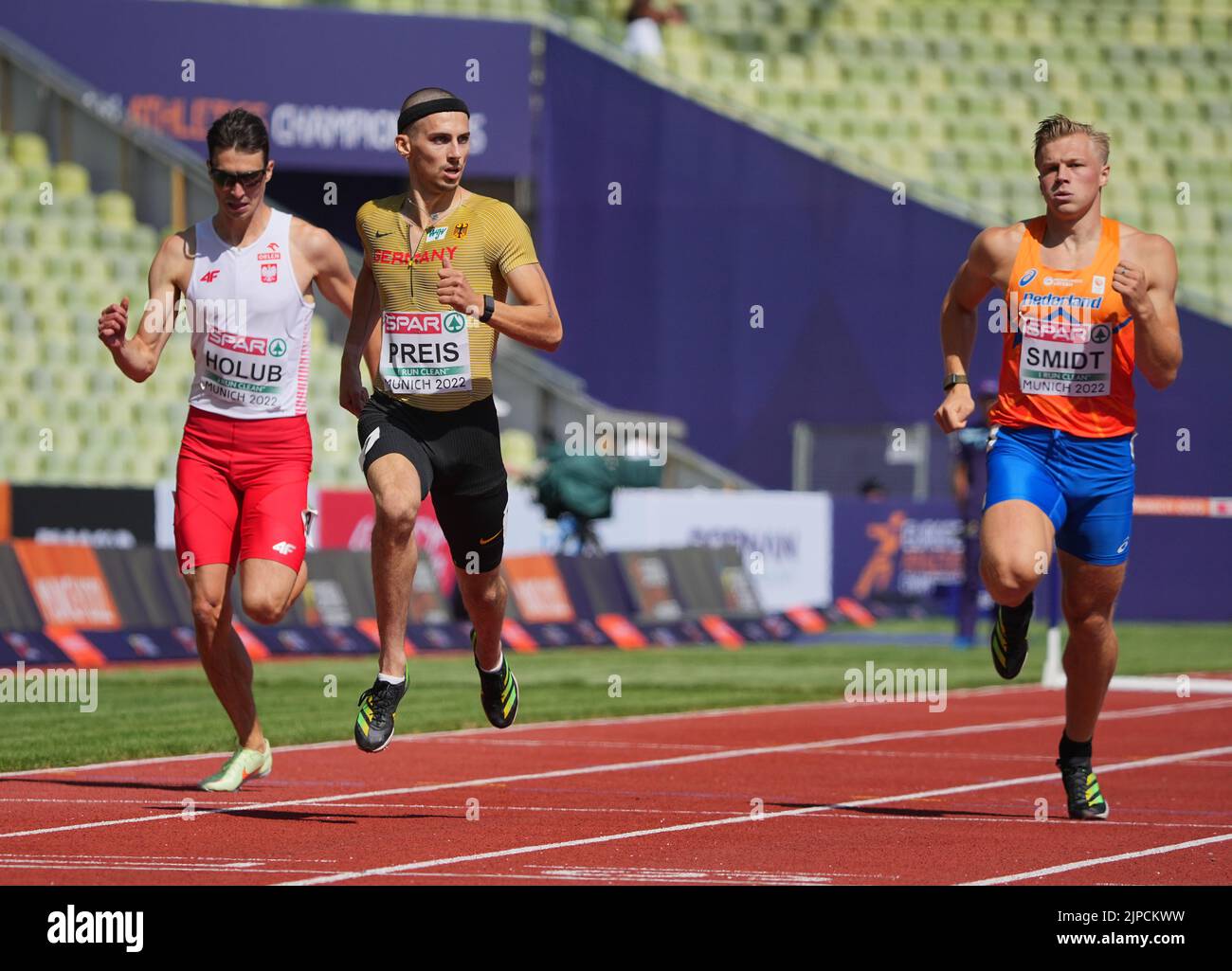 Munich, Germany. 17th Aug, 2022. Athletics: European Championships, men ...