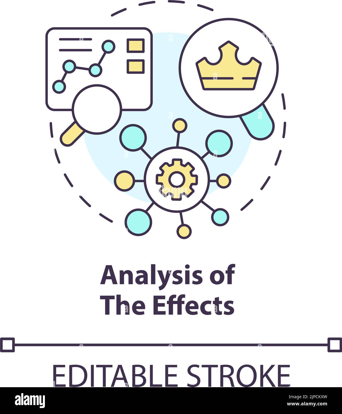 Analysis of effects concept icon Stock Vector Image & Art - Alamy